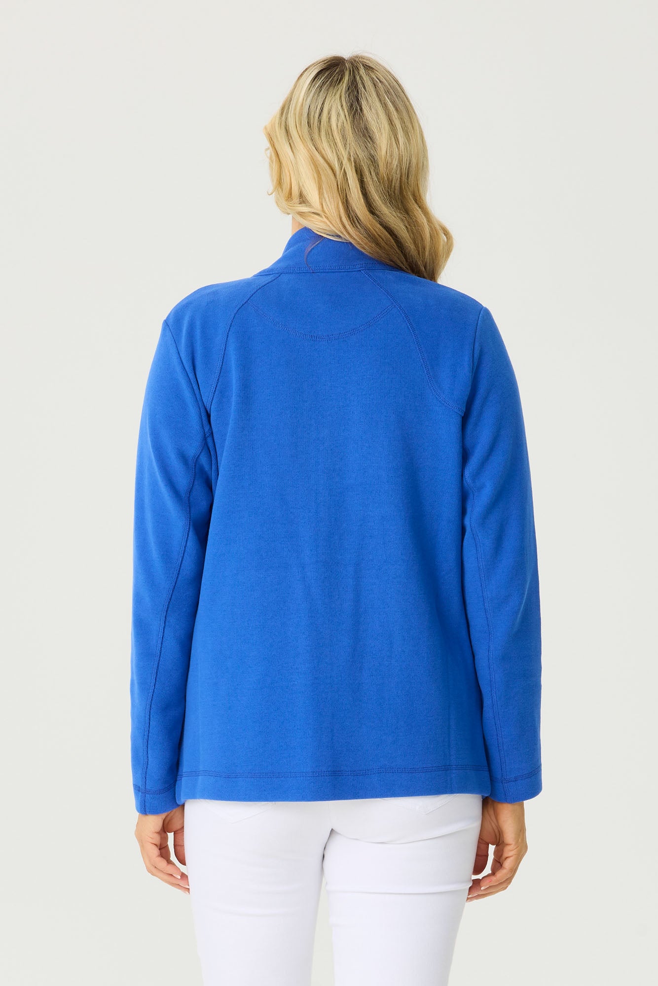 Shop Haven French Rib Zip Up Jacket in Cobalt – Fella Hamilton