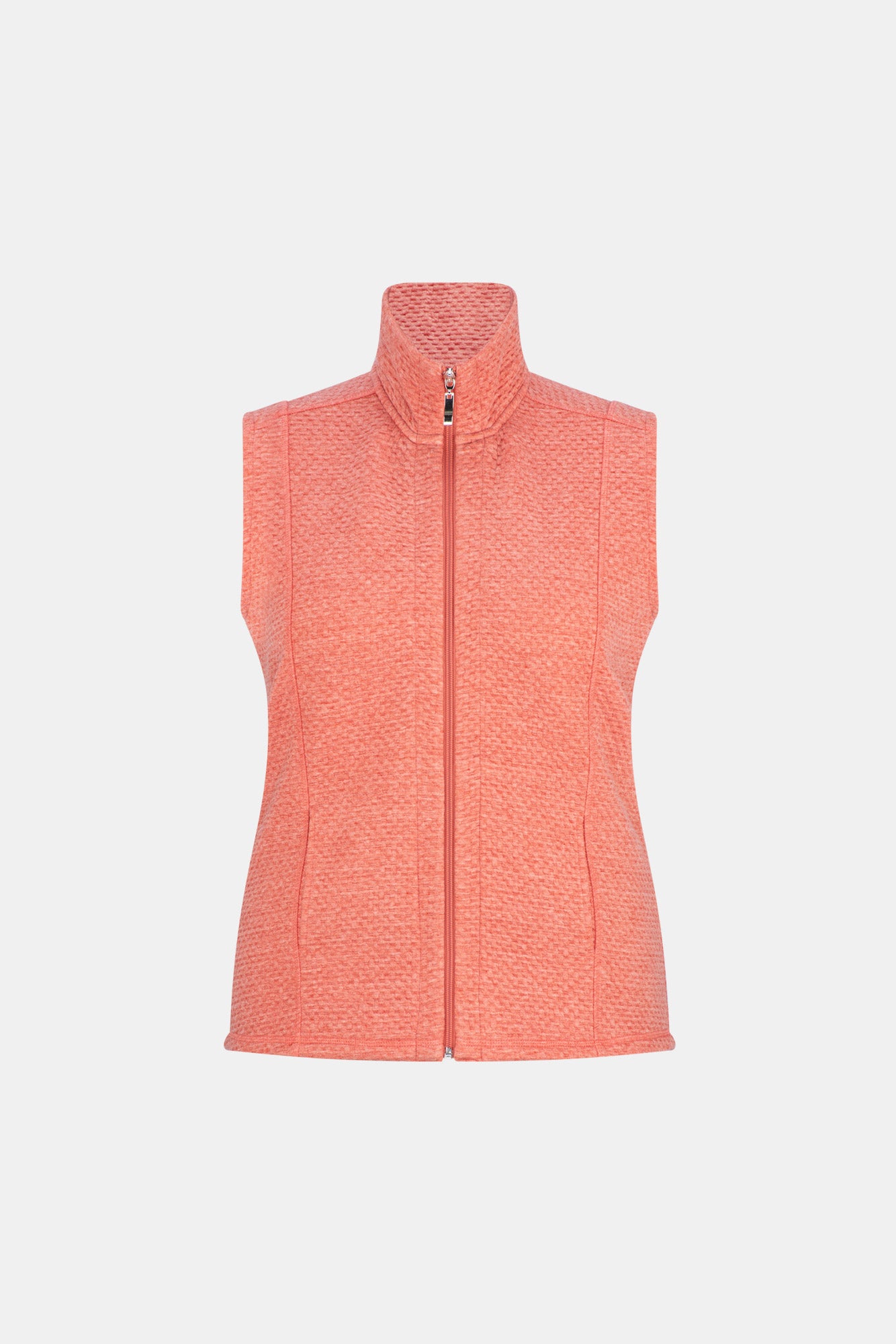 Shop Neve Textured Zip Up Vest in Rust – Fella Hamilton