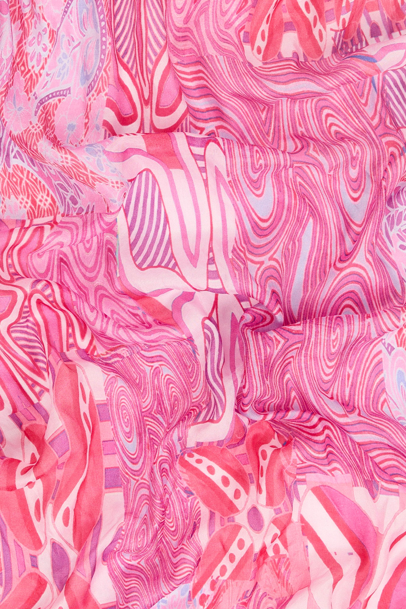 Shop Robyn Rectangle Scarf in Pink Mix – Fella Hamilton