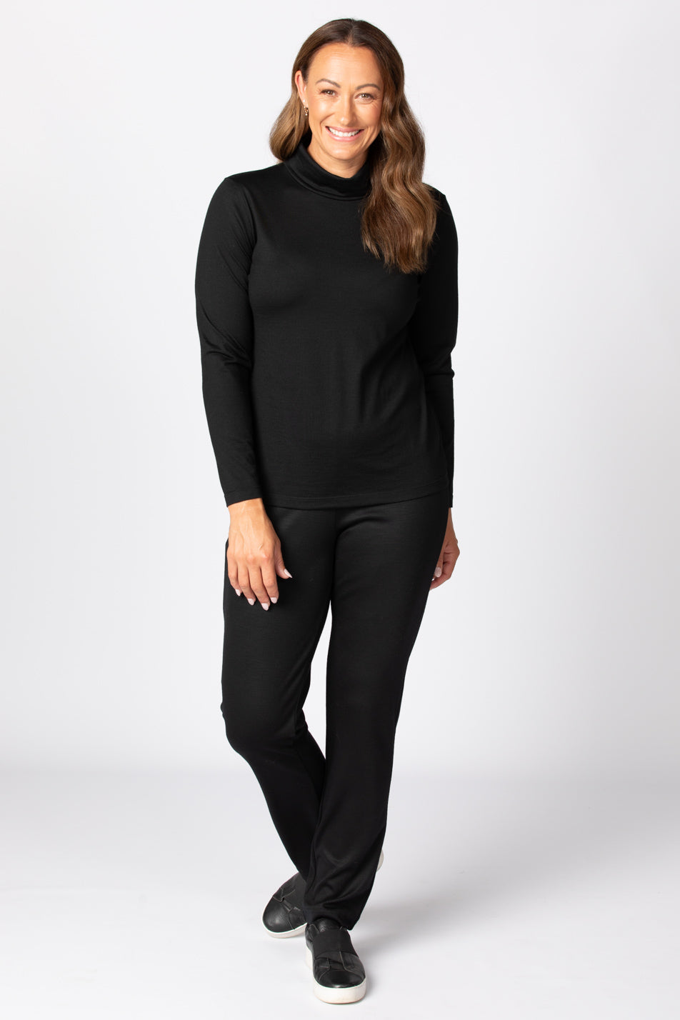Shop Hedrena Skivvy Long Sleeve Top in Black – Fella Hamilton